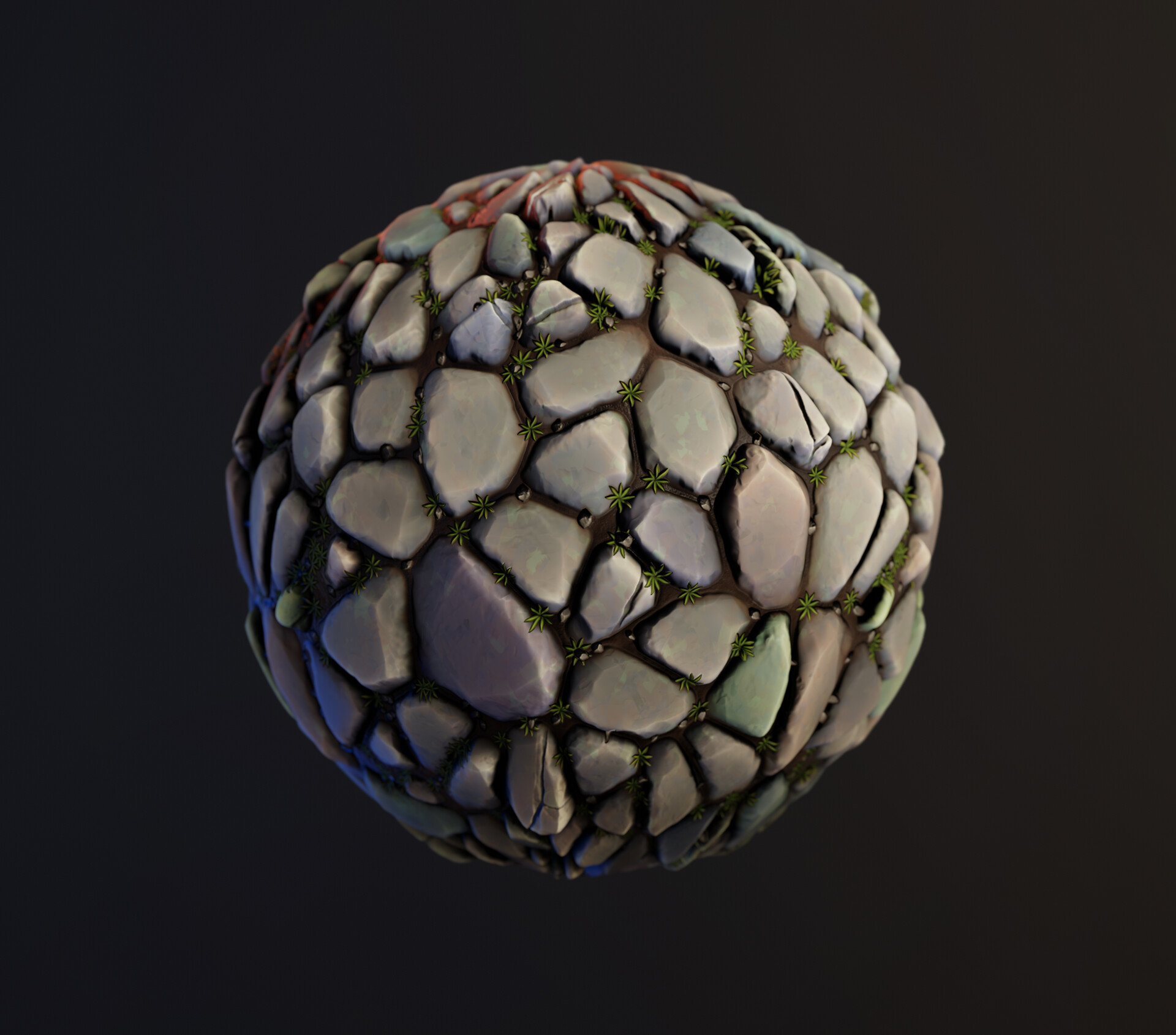 ArtStation - Stylized Cobblestone Ground SD