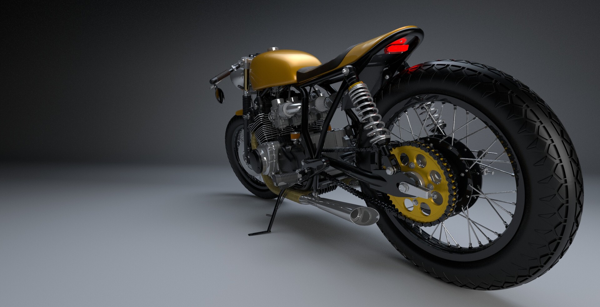 ArtStation - CB 750 Custom