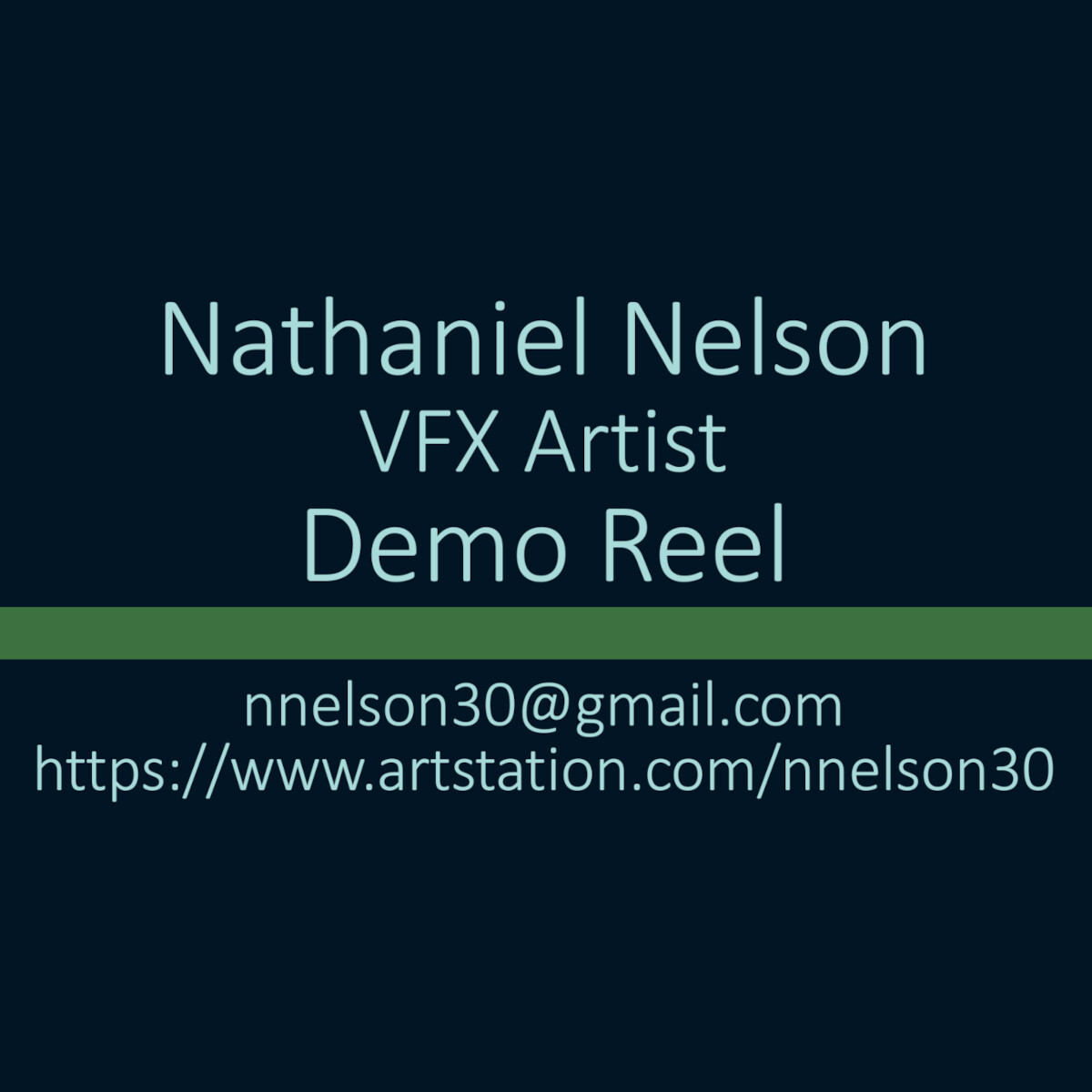 ArtStation - Demo Reel