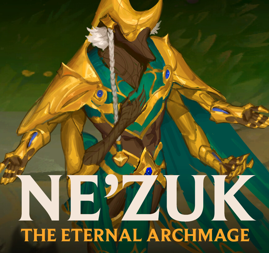 ArtStation - Ne'Zuk, the Eternal Archmage