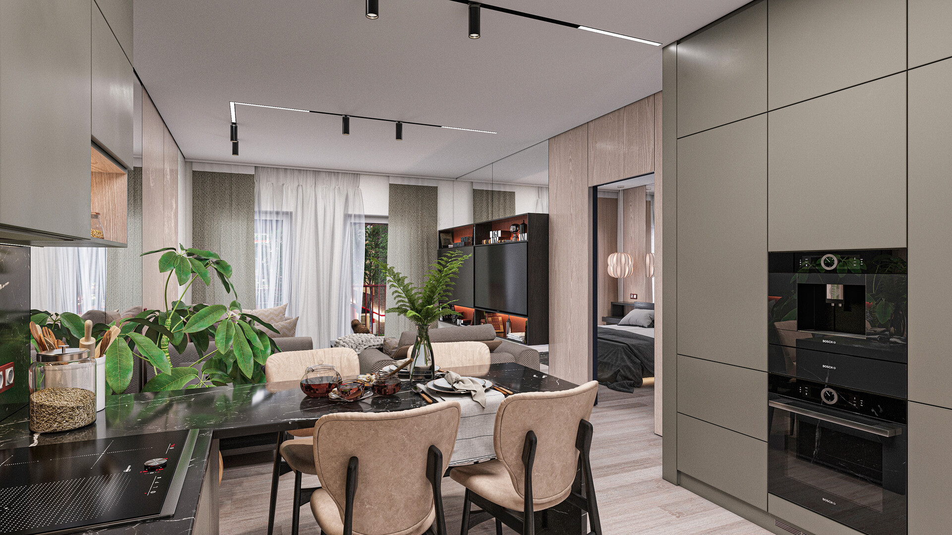 ArtStation - Two-bedroom apartment 2K1 (RC Davis II)