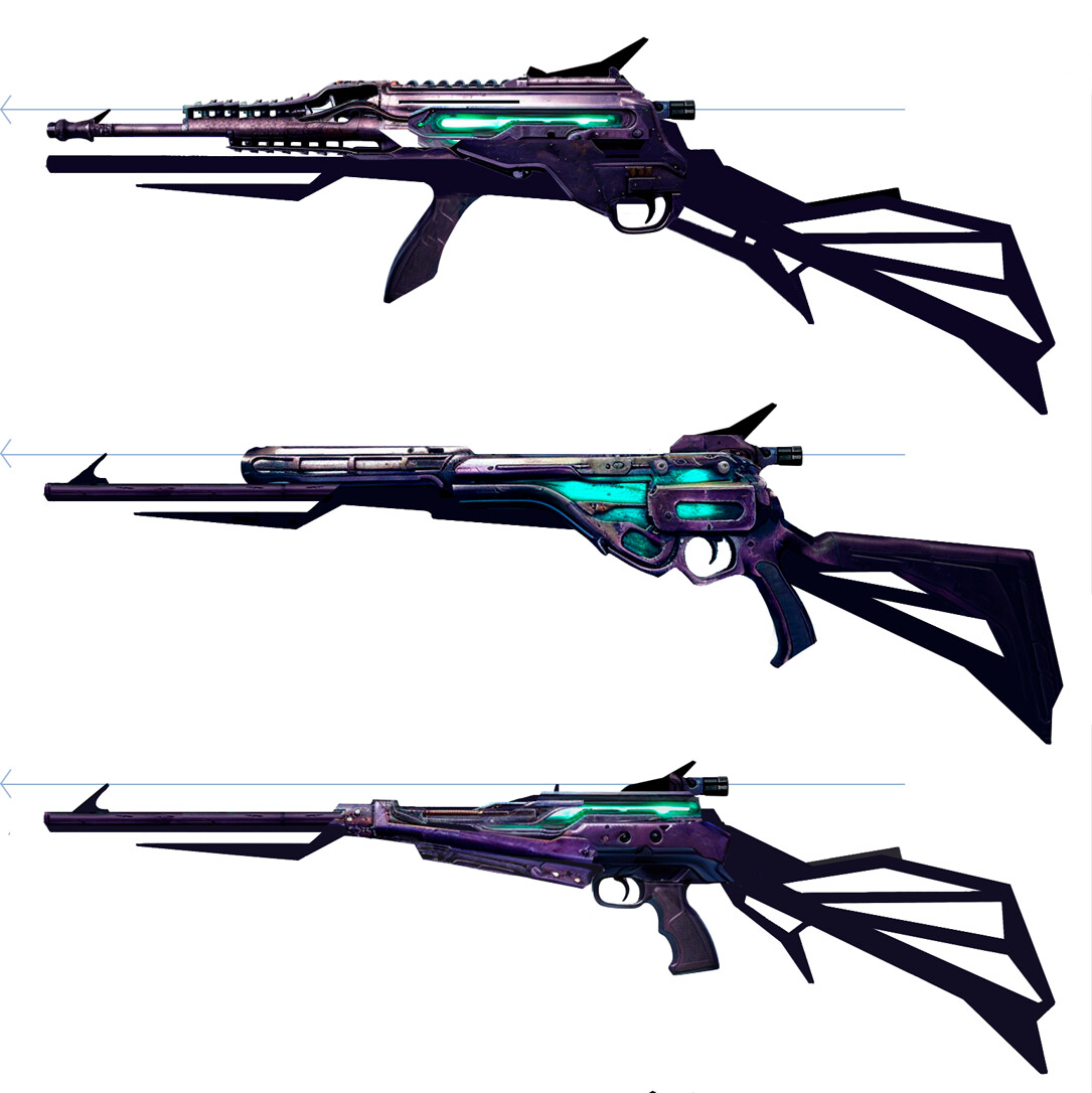 ArtStation - alien rifle