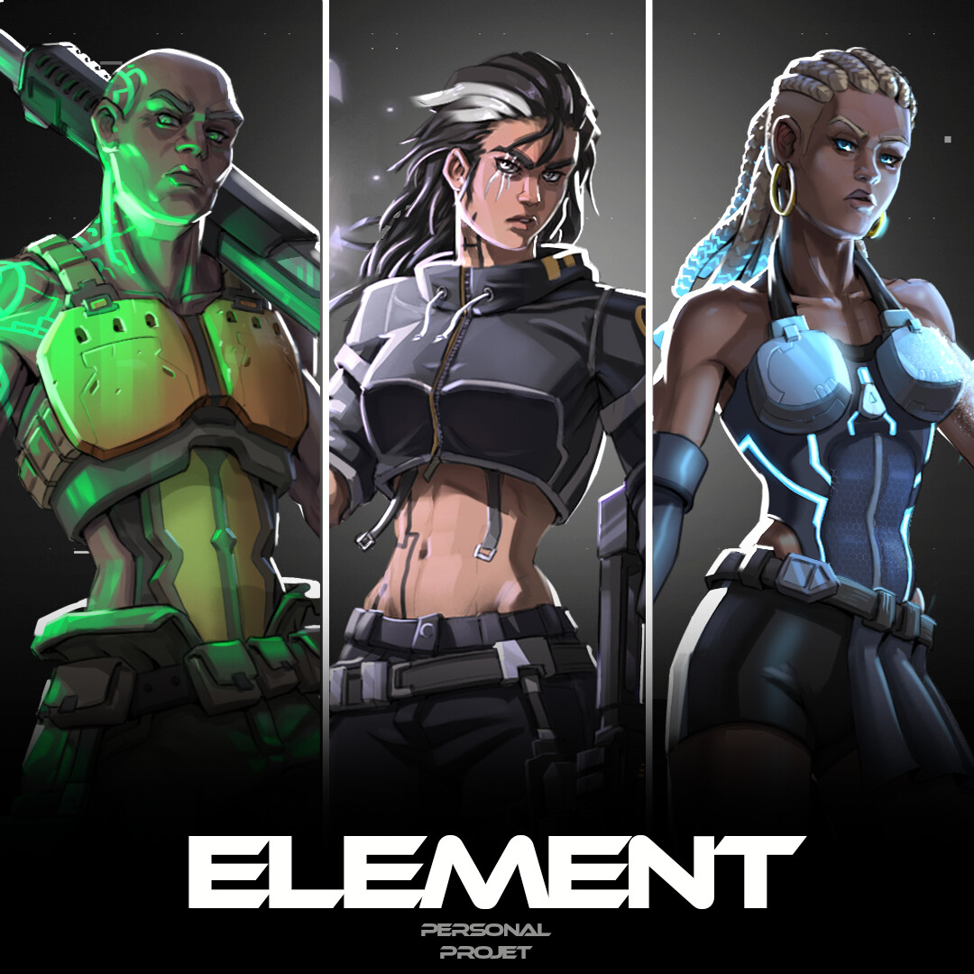 ArtStation - Element - Character concept design