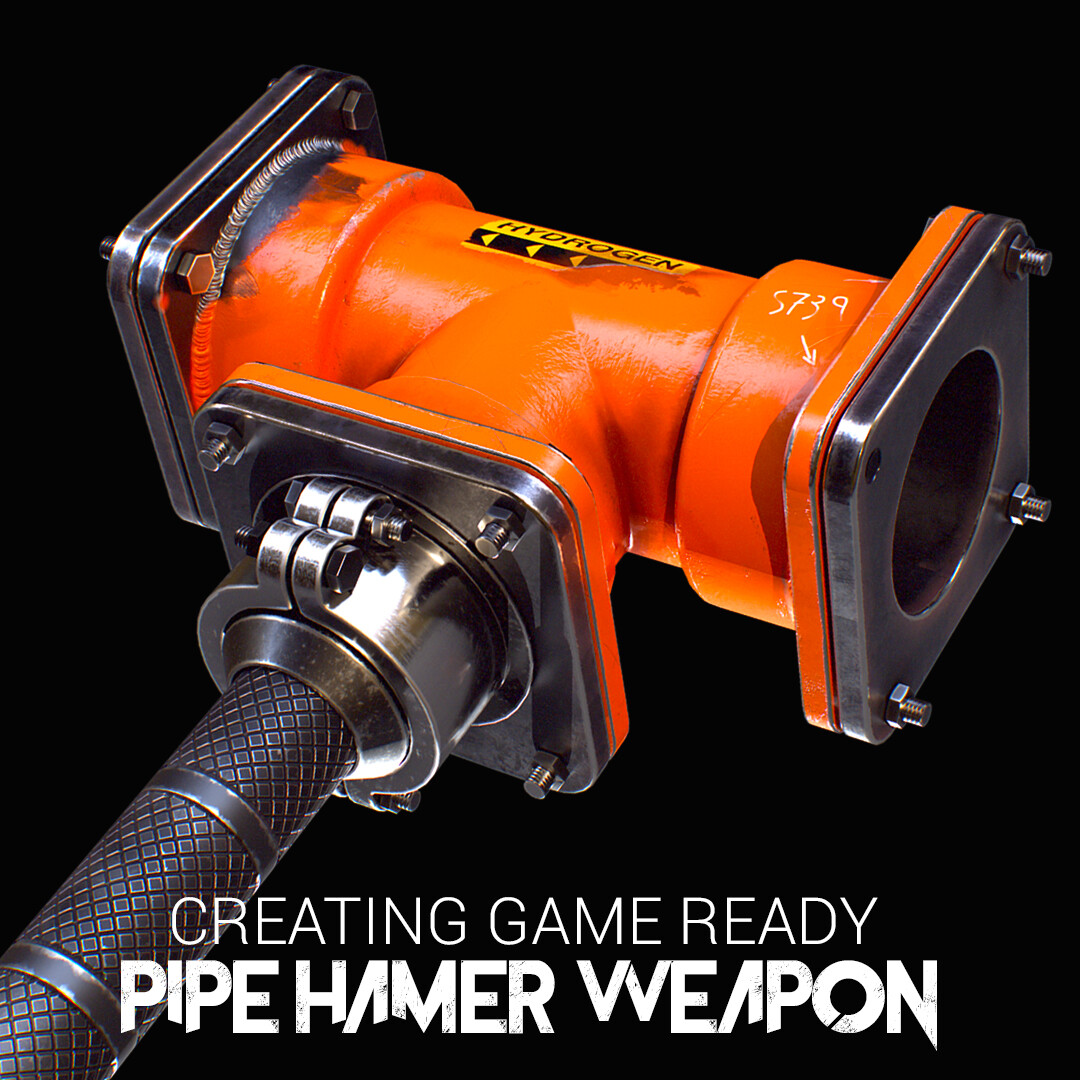 ArtStation - Creating a Pipe Hammer Weapon in Maya and Substance 3D ...
