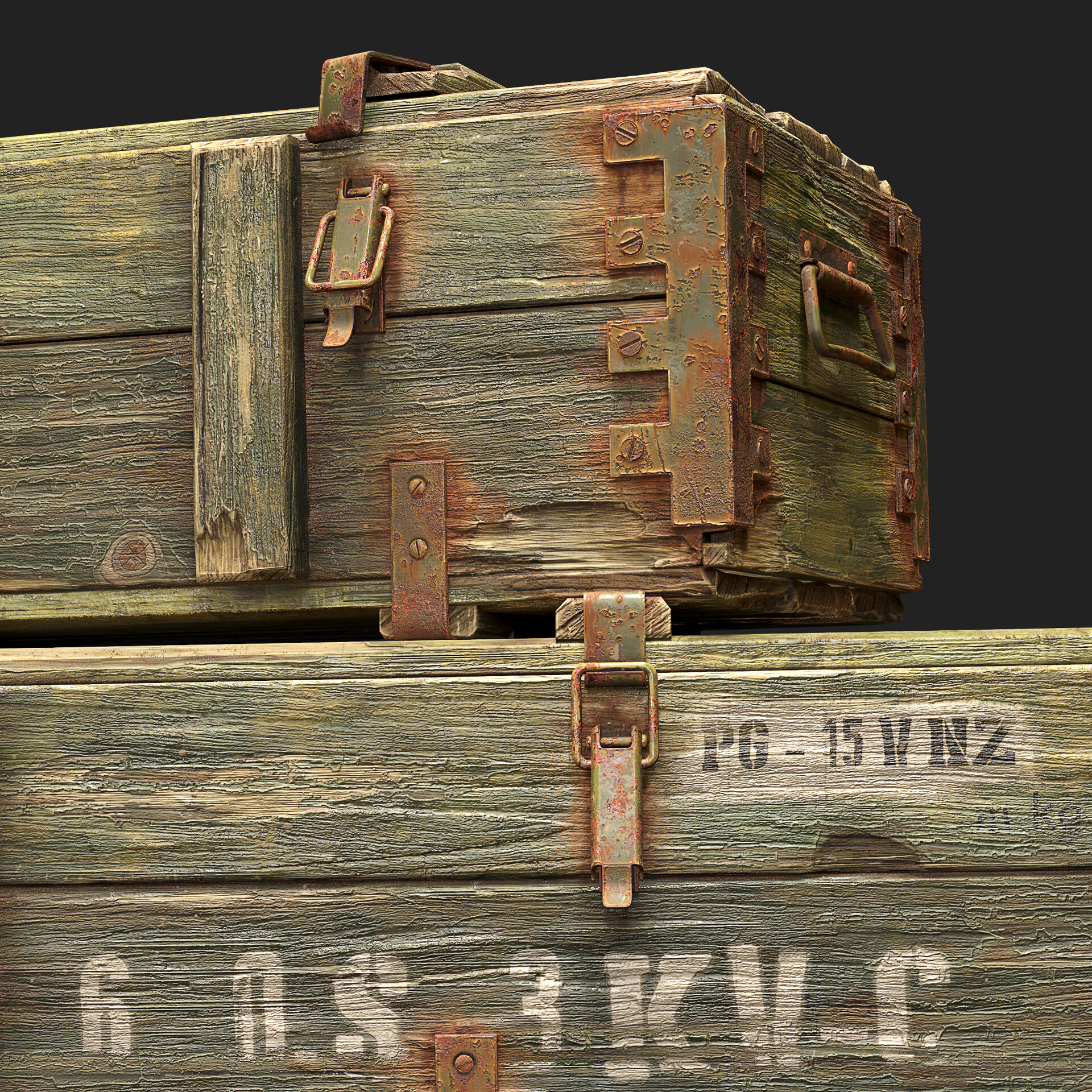 ArtStation - Military box (game ready)