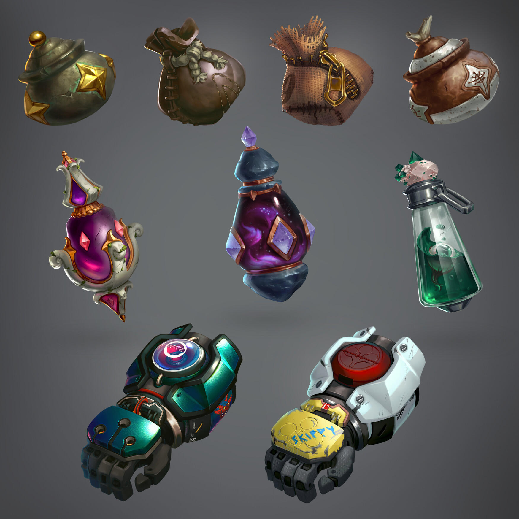 ArtStation - Materials render study