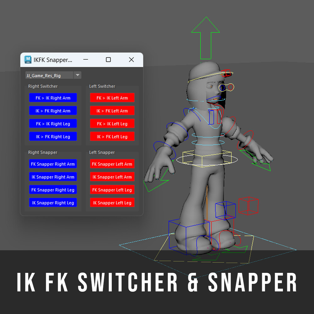 ArtStation - IK FK Switch & Snapper