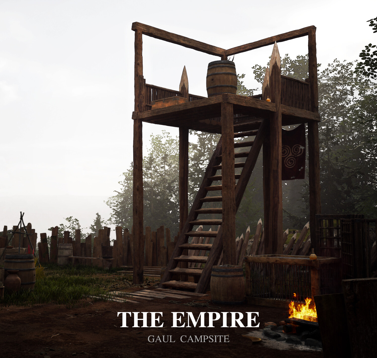 ArtStation - Gaul Campsite