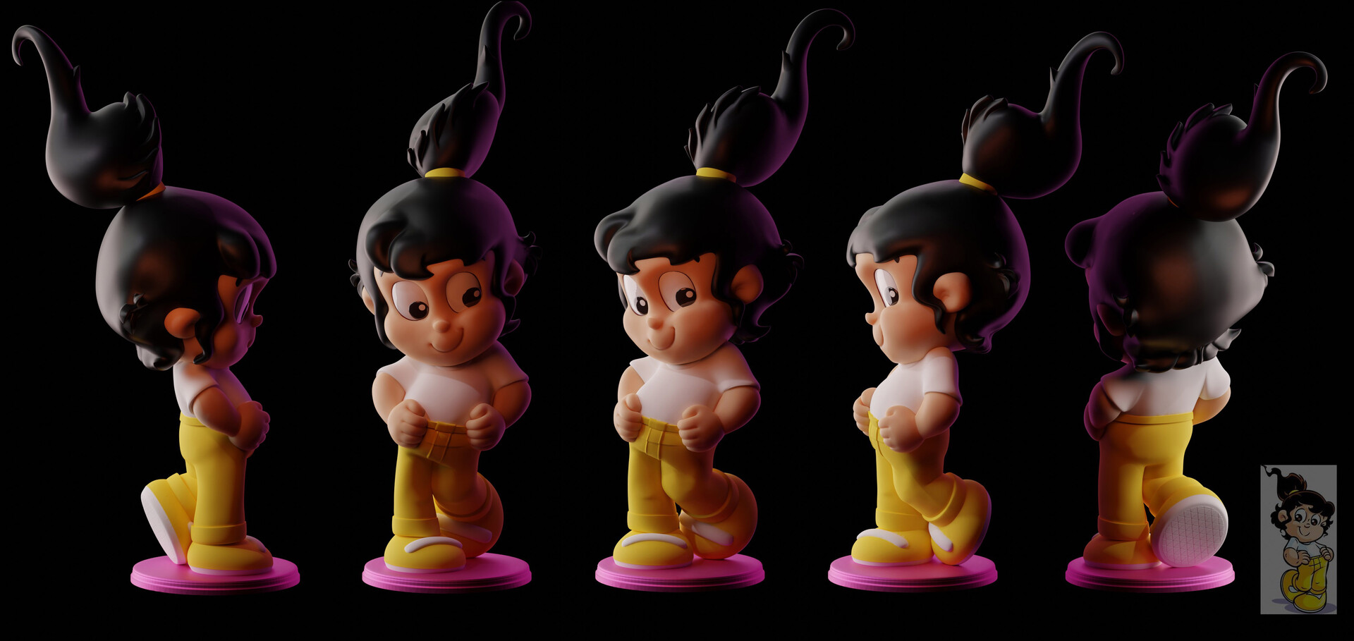 ArtStation - niña cartoon