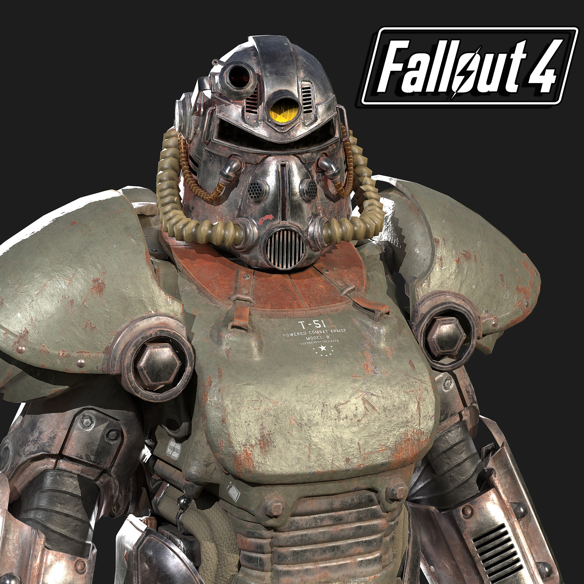ArtStation - Fallout 4 T-51 Texture Work