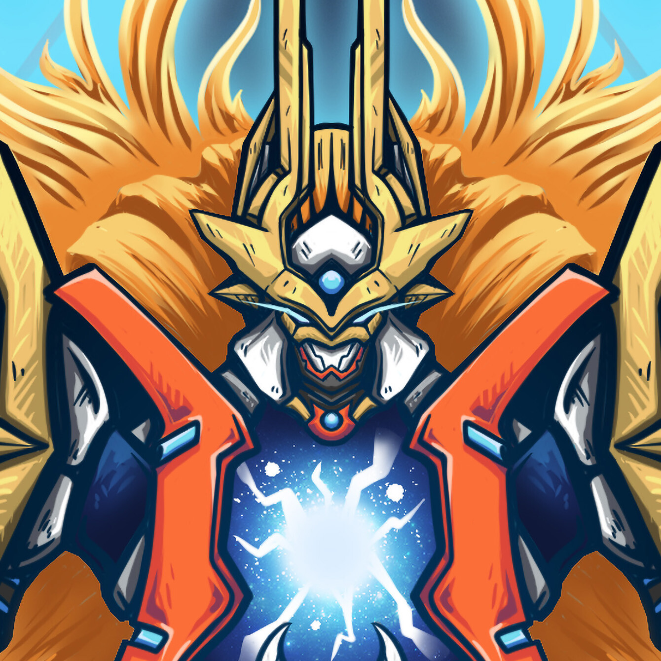 ArtStation - Gracenovamon: The Mythical Galaxy Digimon