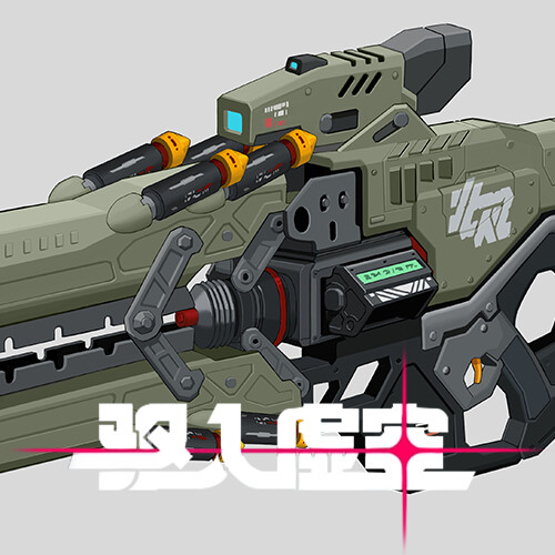 ArtStation - Weapons designed for the game "INTO THE VOID."