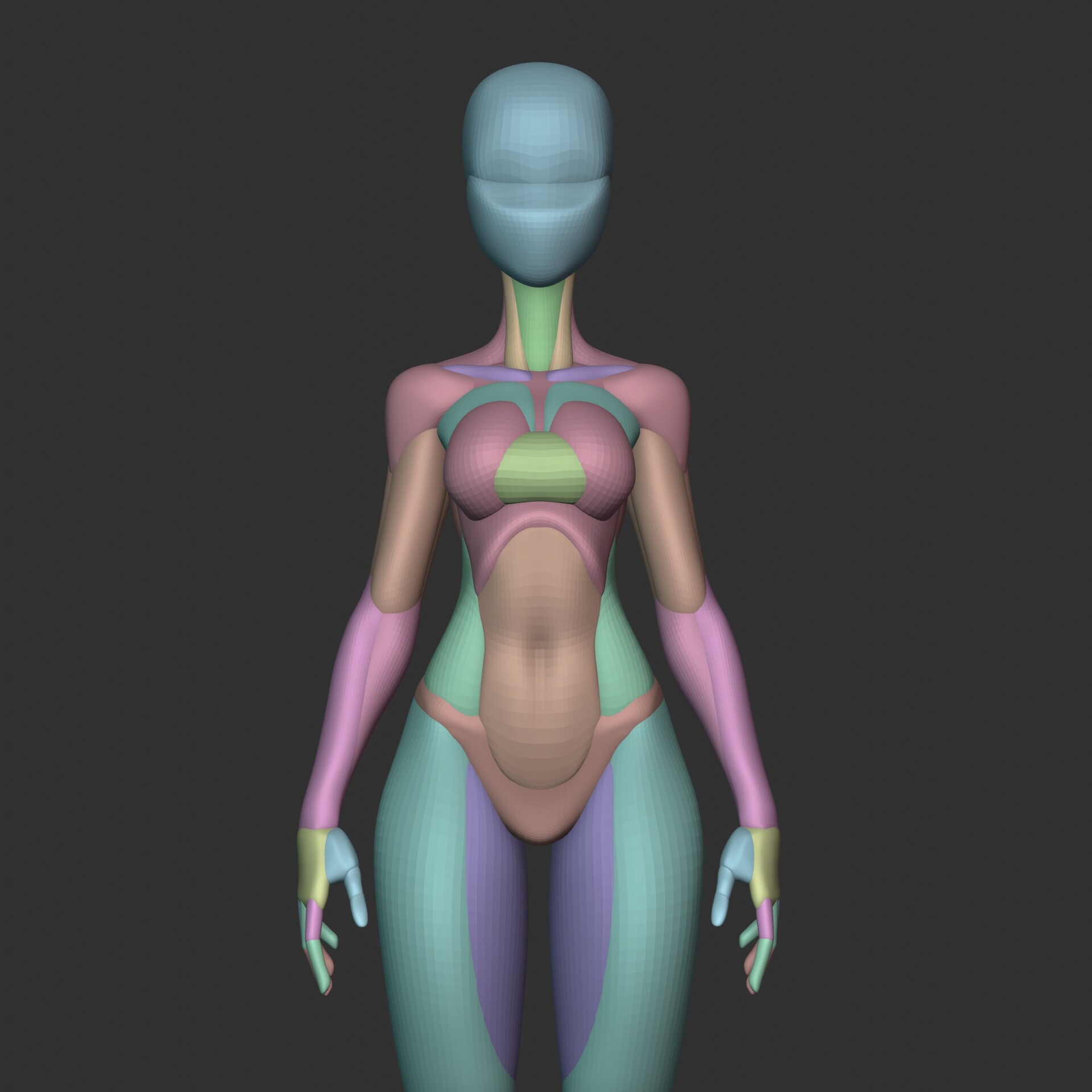 ArtStation - Arcane Female Character Blockout