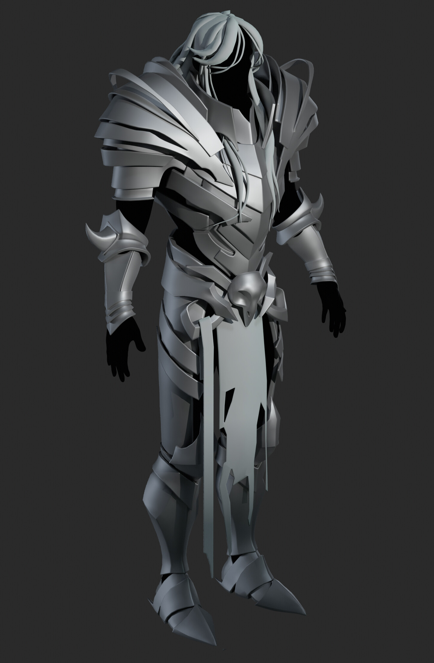 ArtStation - Middle-poly knight armour