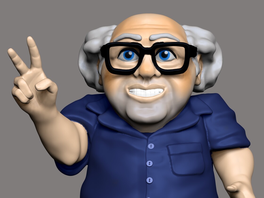 ArtStation - Danny DeVito - 3D