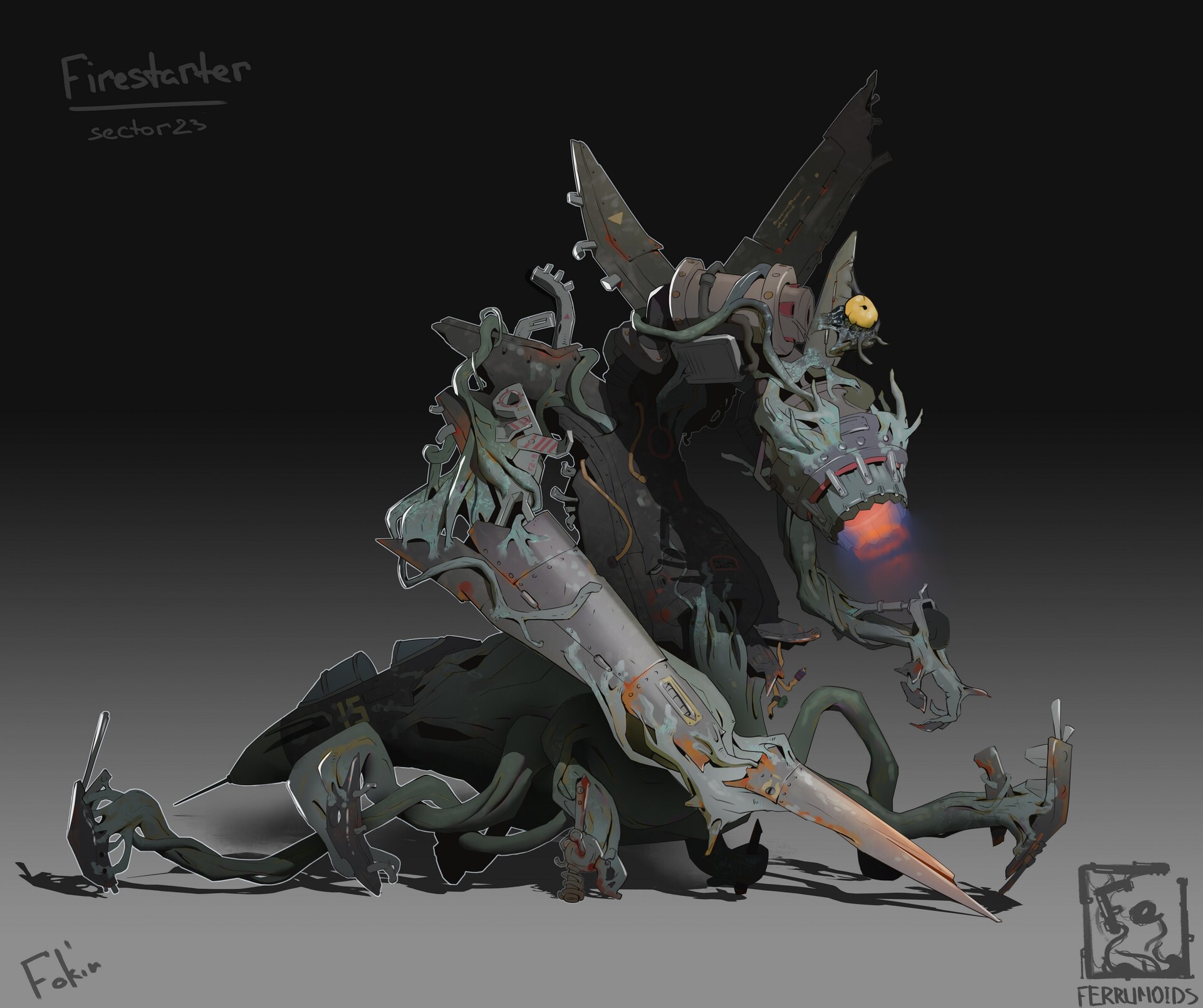ArtStation - Firestarter (Ferrumoids Project)