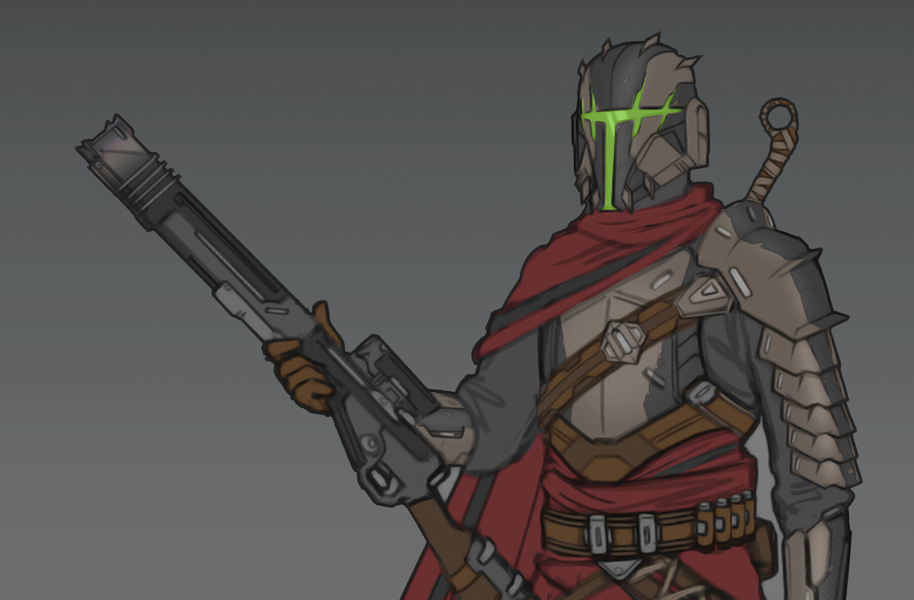 ArtStation - Mandalorian Acklay Rider armor design