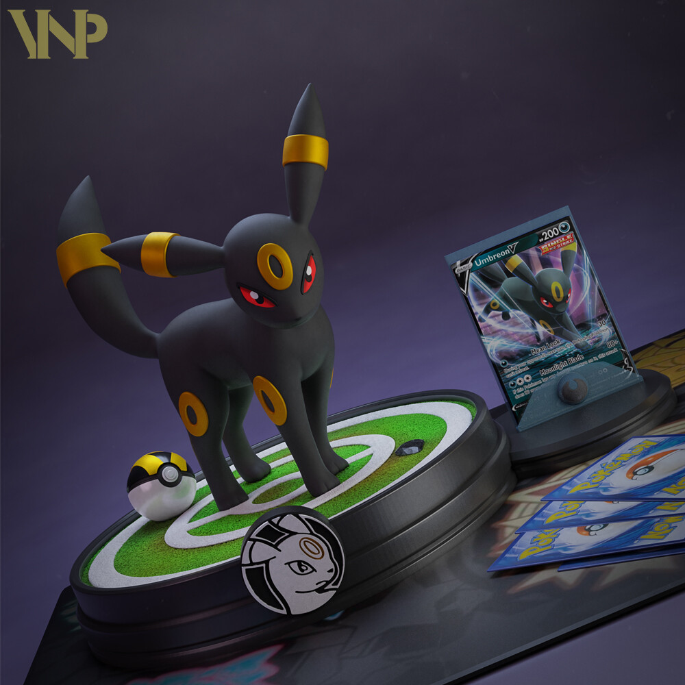 ArtStation - Umbreon - Pokemon - Trading Card Game - Statue and Card ...