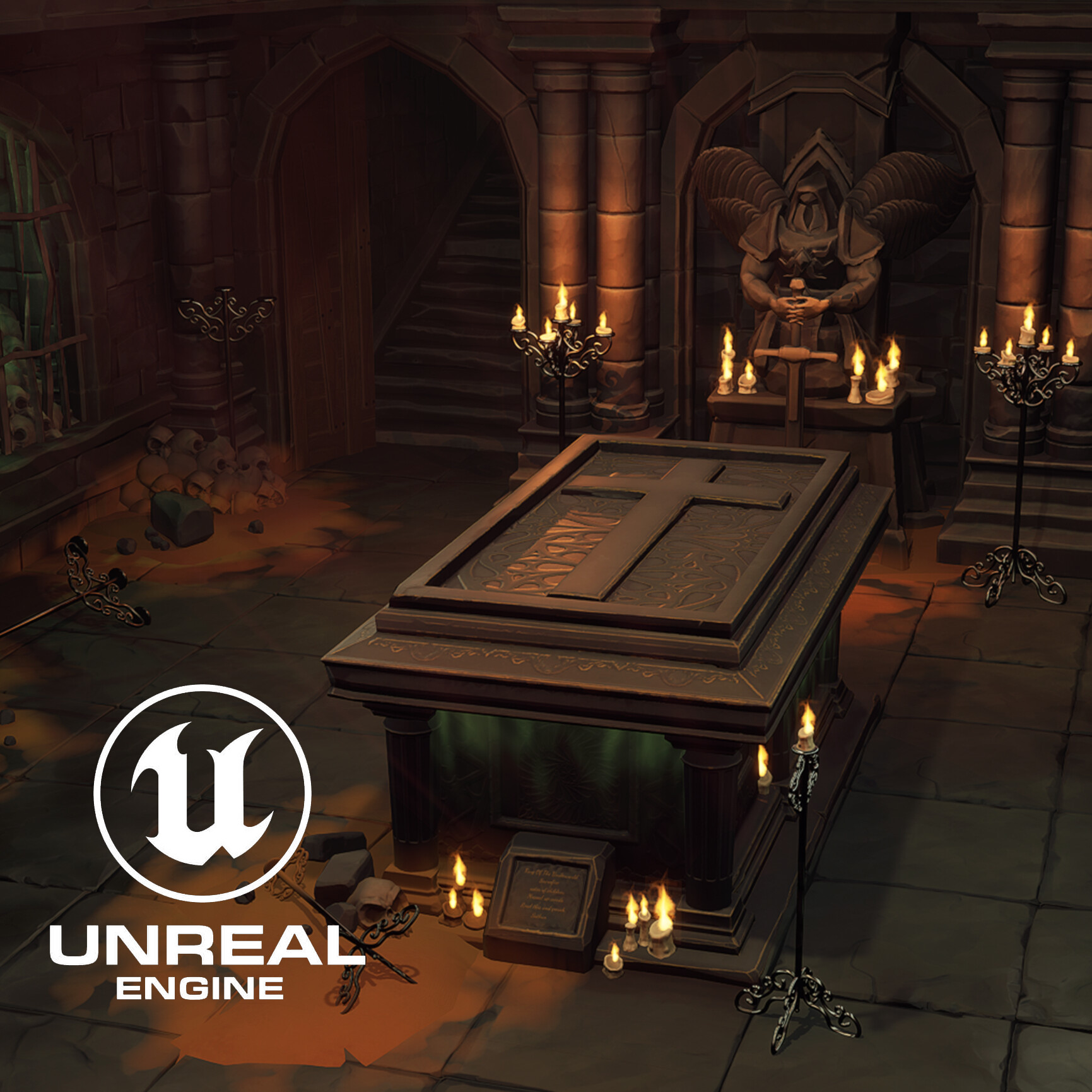 ArtStation - Stylized Fantasy Crypt