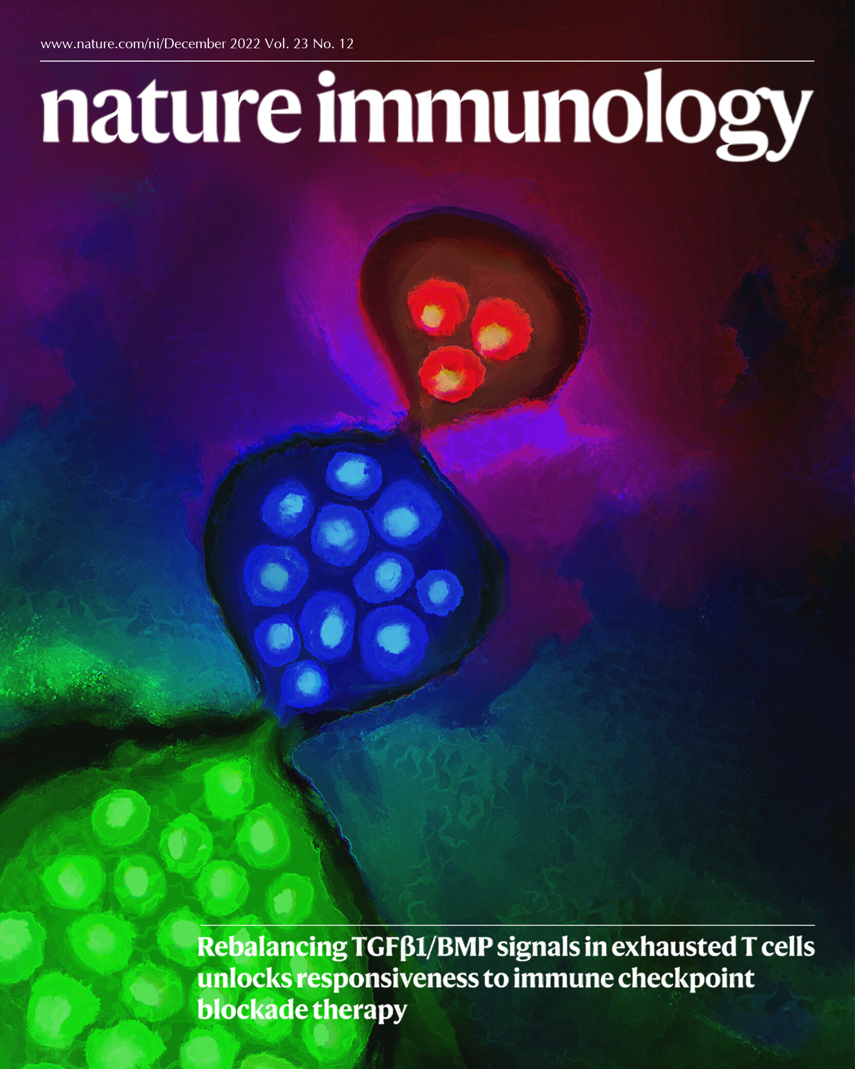 ArtStation - Nature Immunology Cover Image Concept