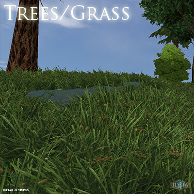 ArtStation - Ilysia VR - Trees/Grass