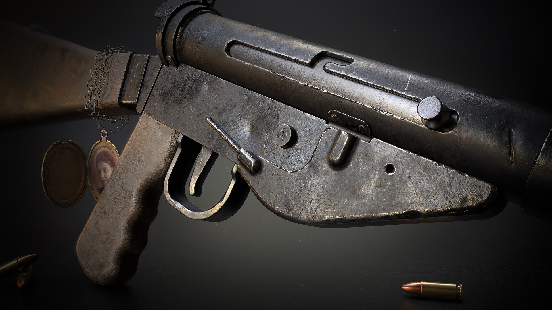 ArtStation - Sten-Gun MK V