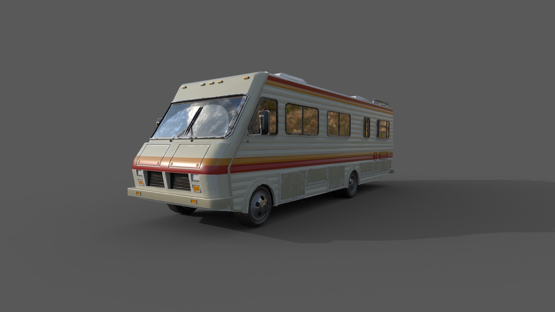 ArtStation - 1986 Fleetwood Bounder Caravan (Breaking Bad Series)