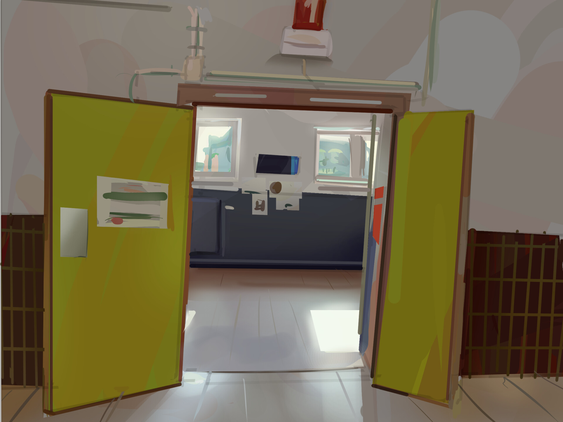 ArtStation - Inside HEAJ - Environment studies