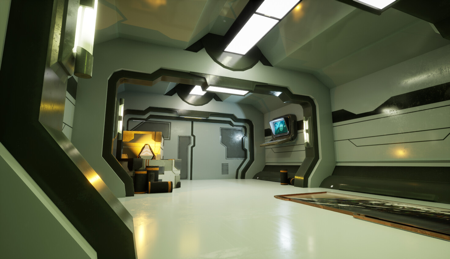 ArtStation - Environment Art Scene: Sci-Fi Level