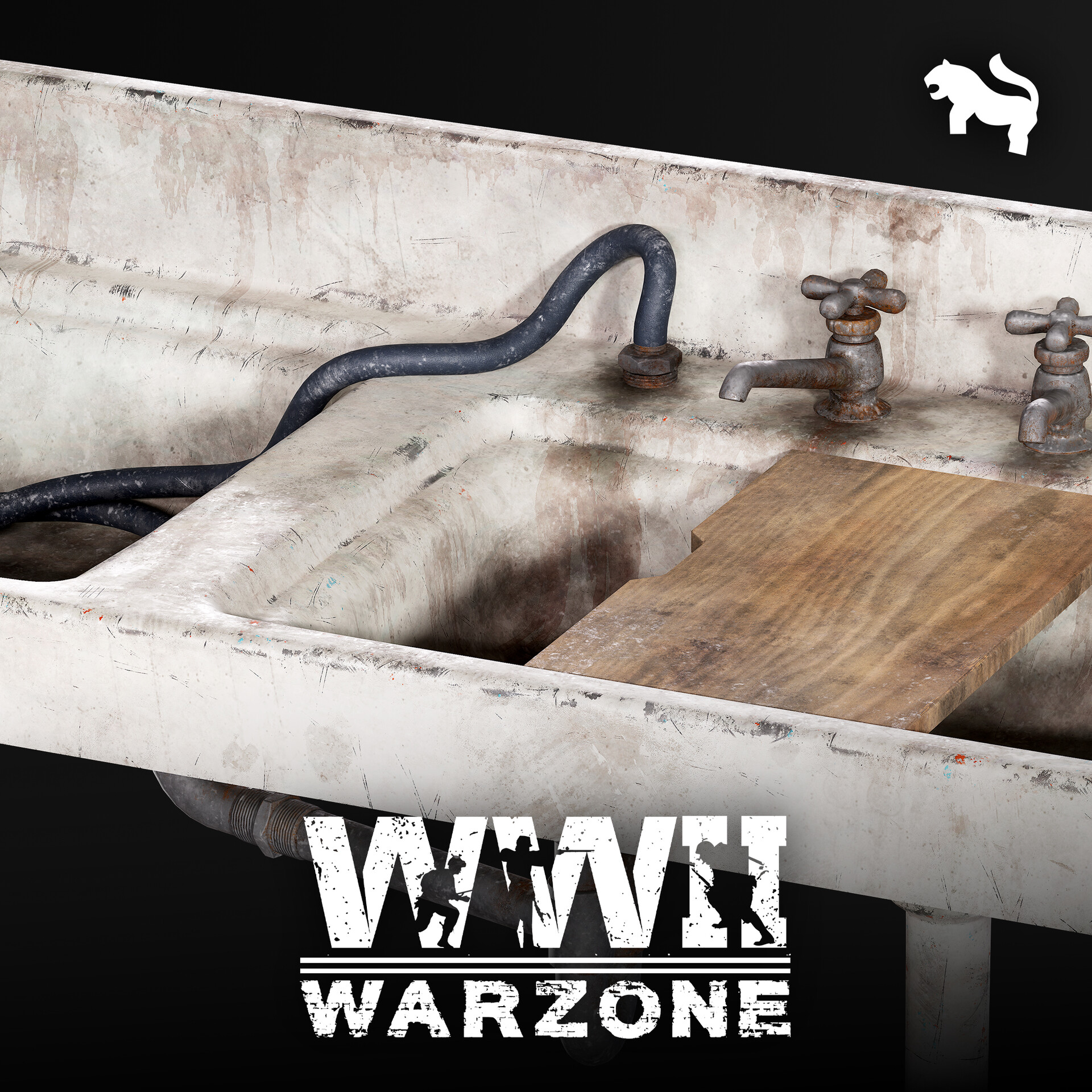 ArtStation - WWII Warzone Environment - Utility Sink