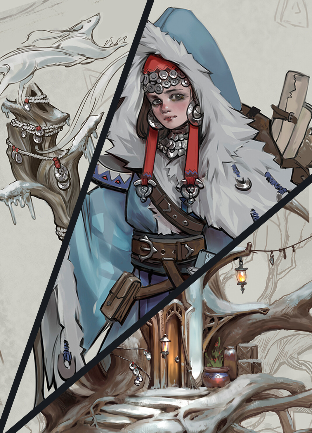 ArtStation - Frost mage apprentice