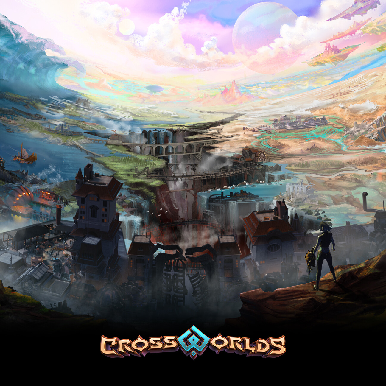 ArtStation - Crossworlds splash screen