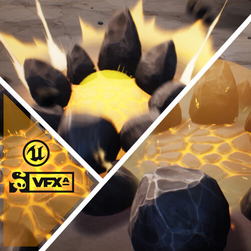 ArtStation - Ground Smash, AoE VFX