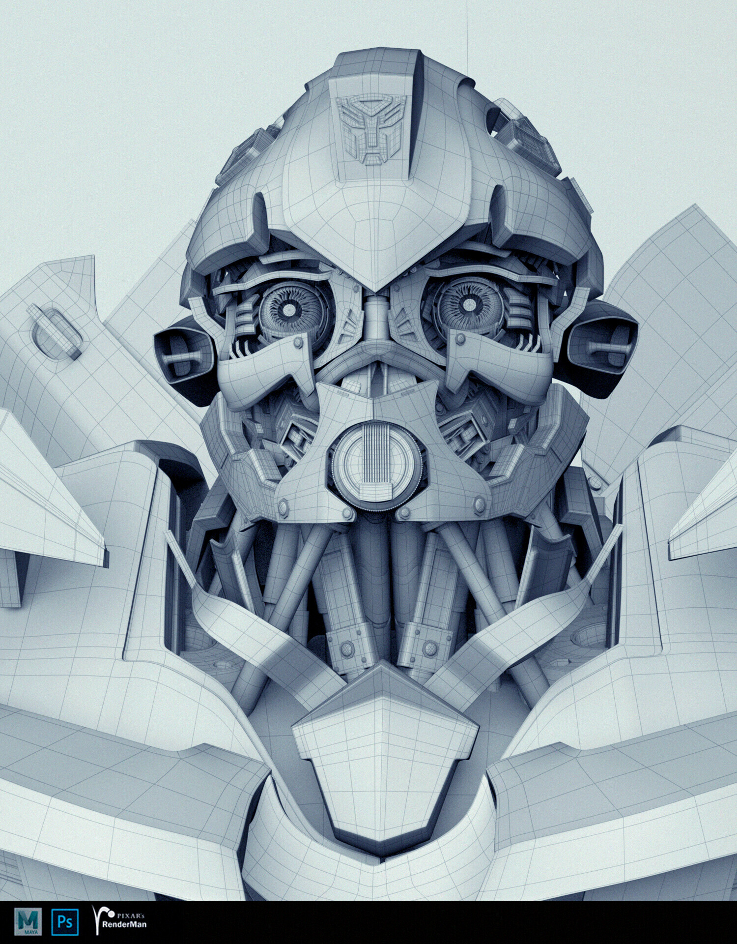 ArtStation - Modeling Bumblebee