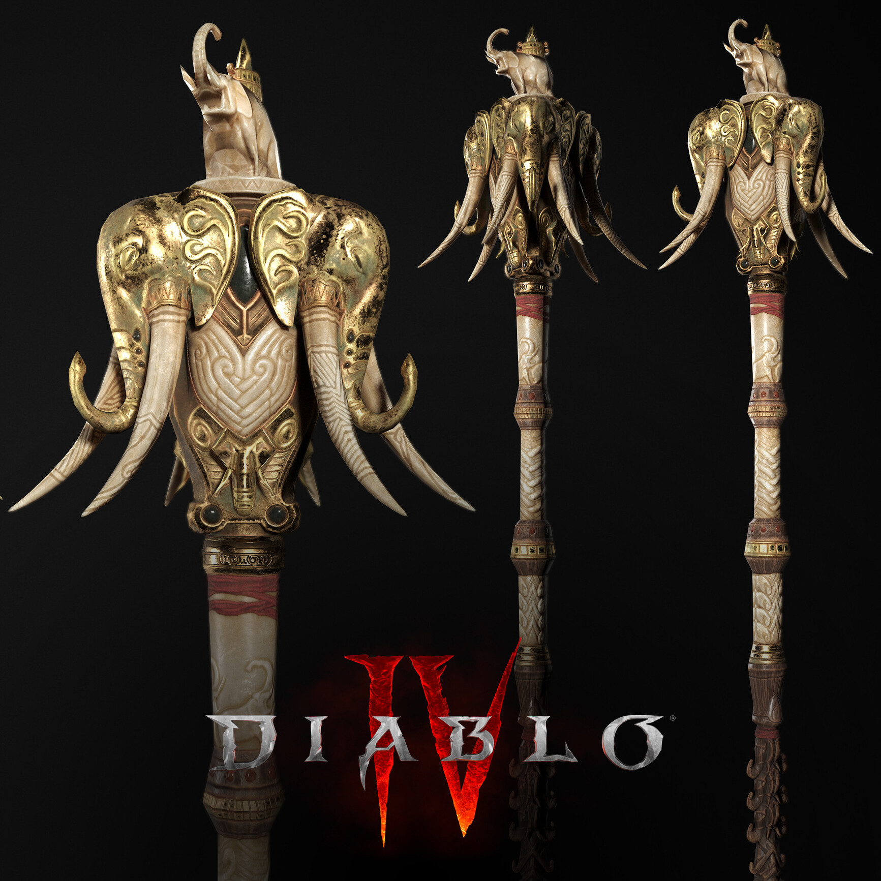 ArtStation - Diablo IV: Staff Weapon