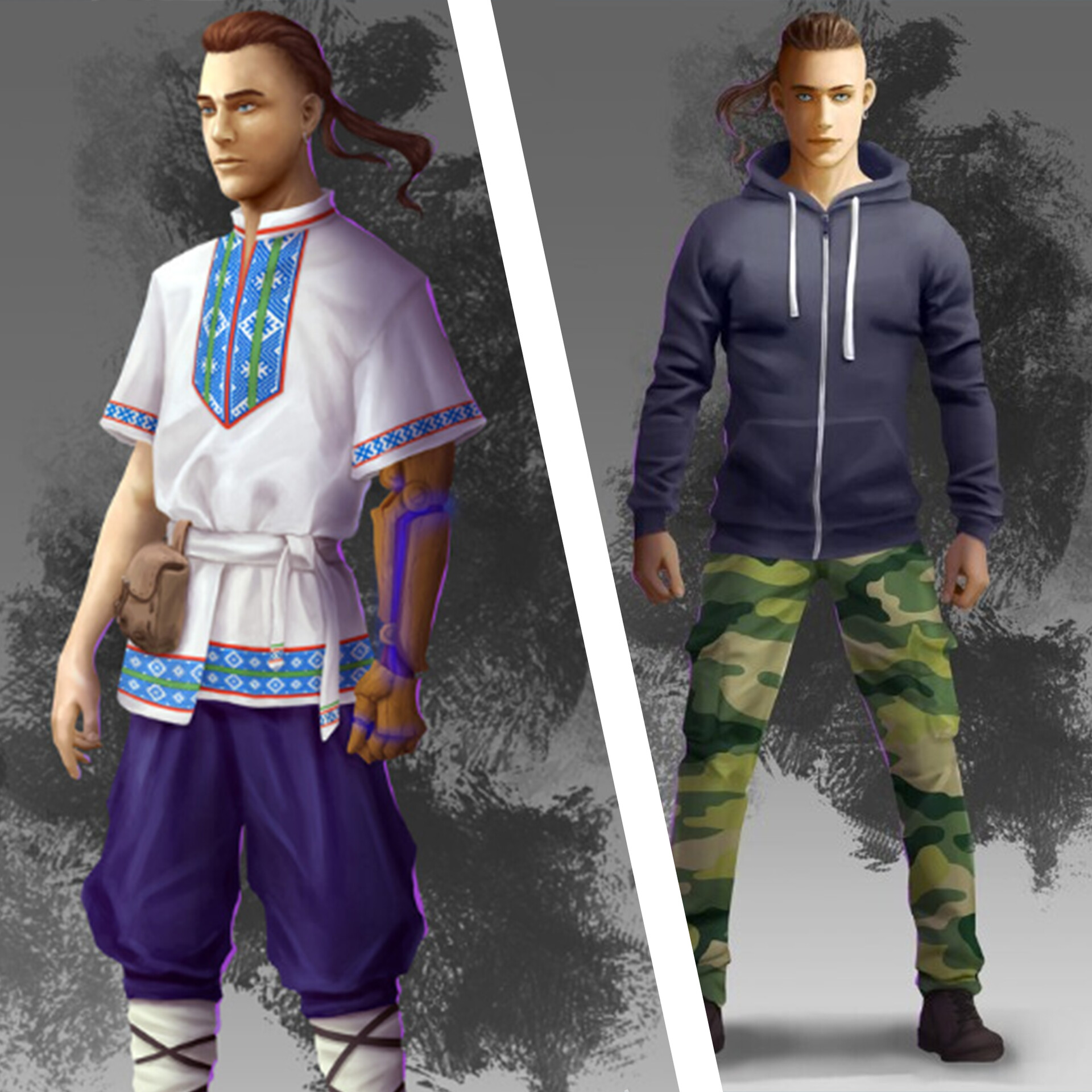 ArtStation - Slavic guy