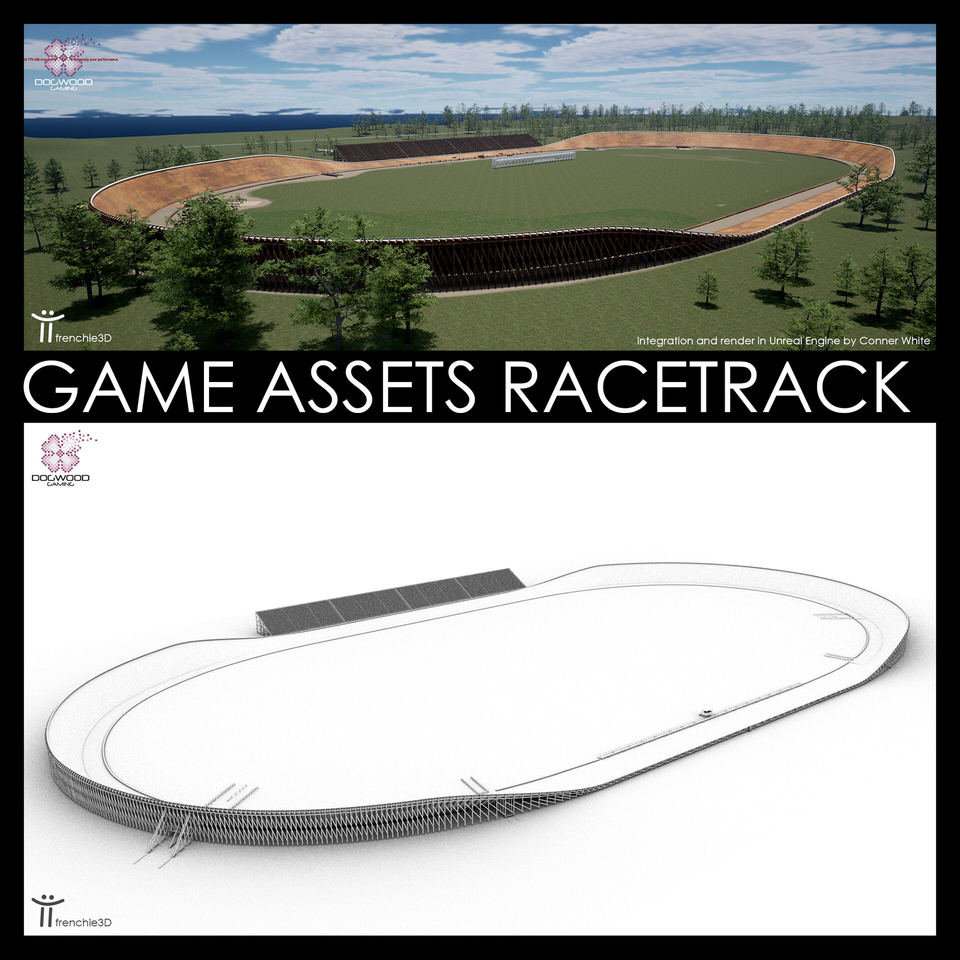 ArtStation - Historic Reconstitution Racetrack Environment Assets for Game