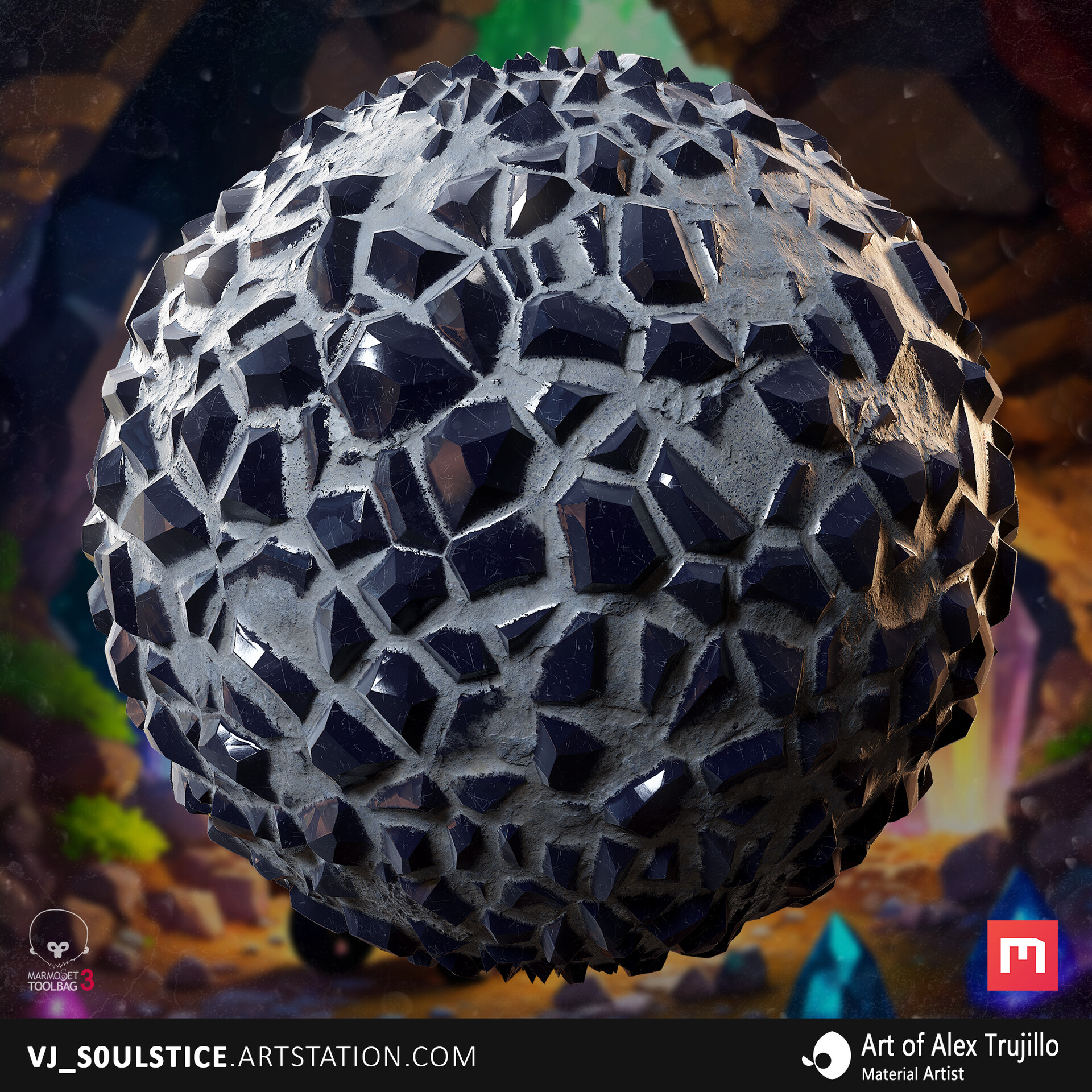 ArtStation - Crystal Material Study