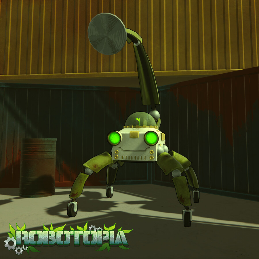 ArtStation - Robotopia - Landfill Robot