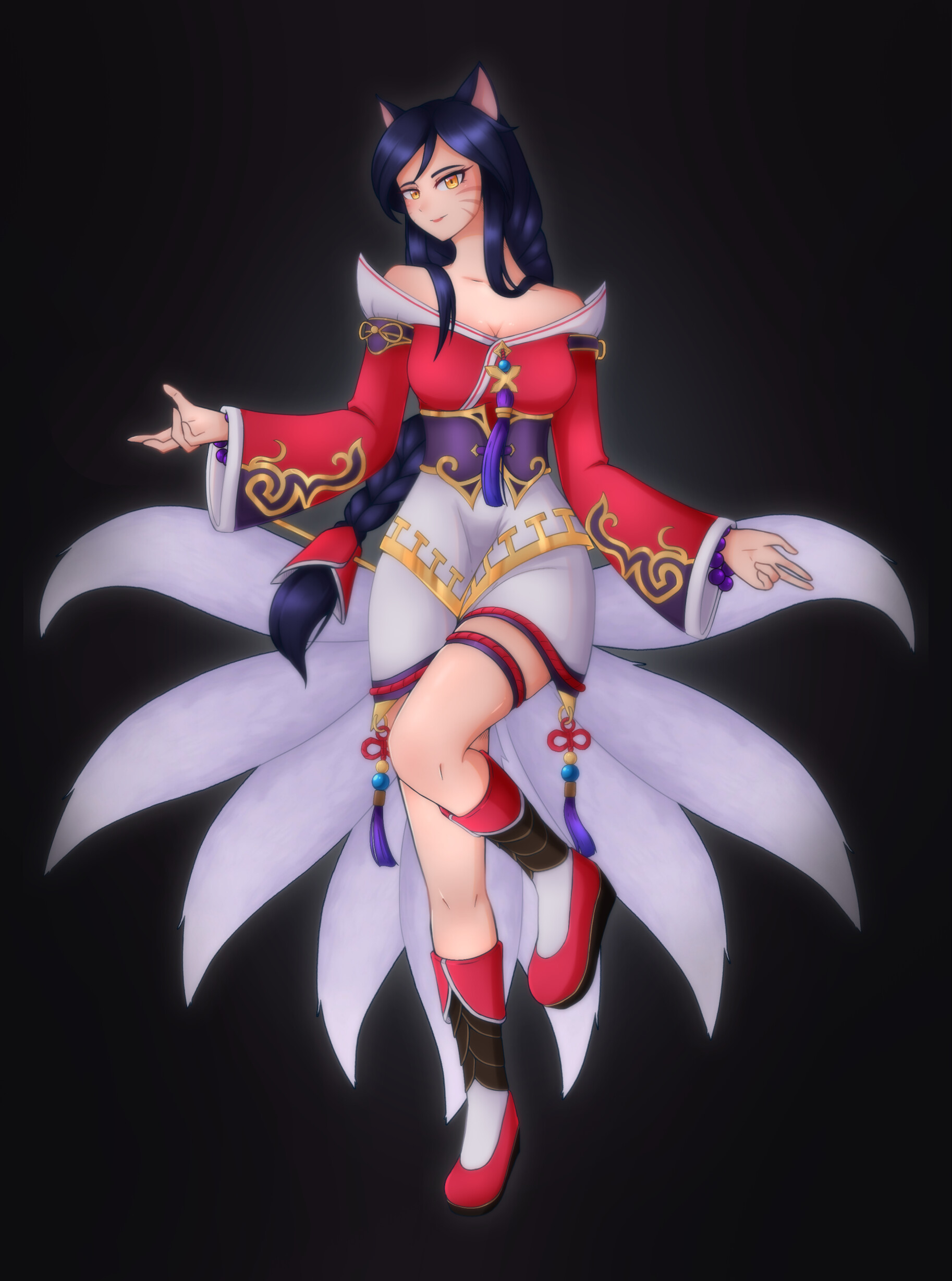 ArtStation - Ahri [LoL] - Poster and Illustration Project
