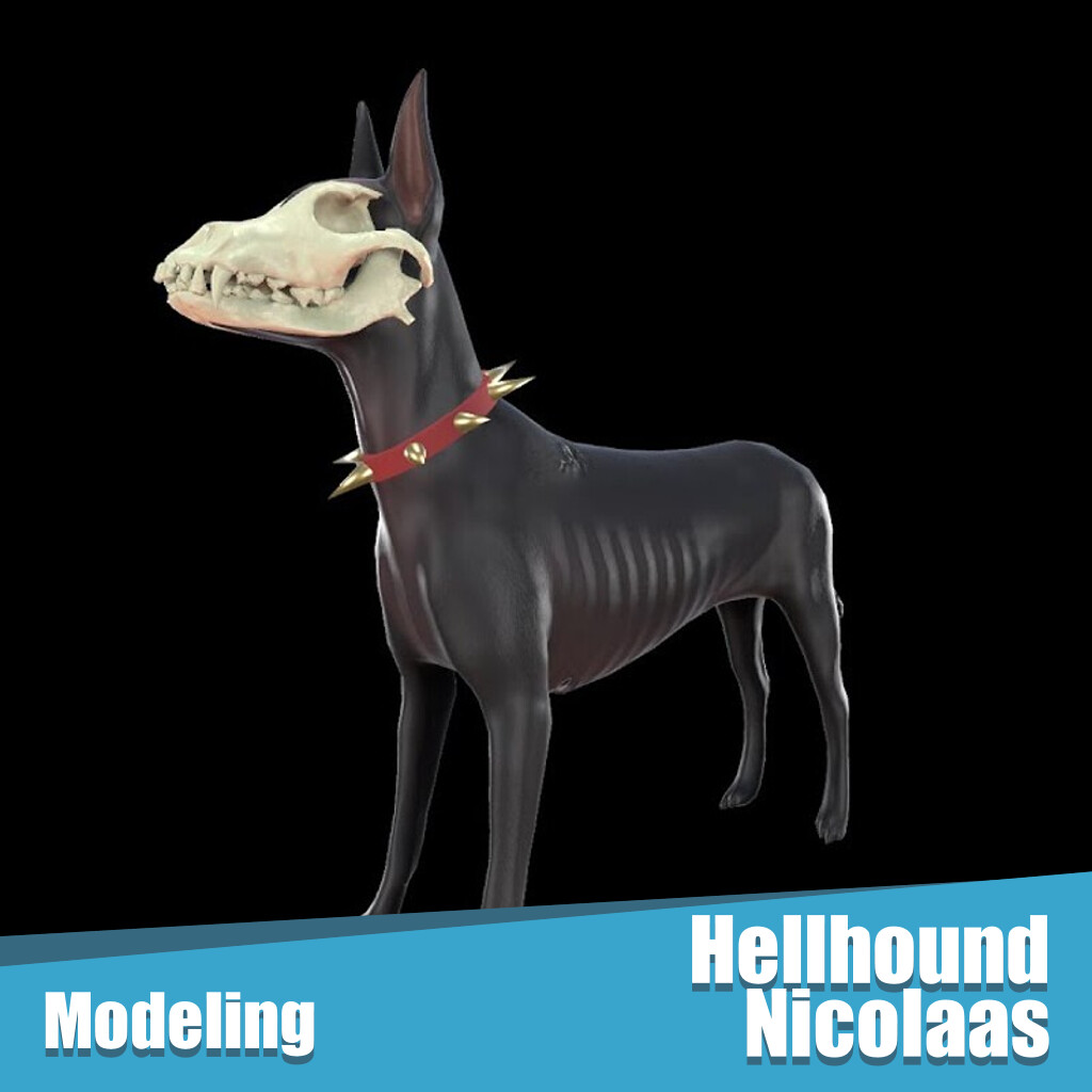 Wouter - 3D Model - Hellhound Nicolaas Böhmer
