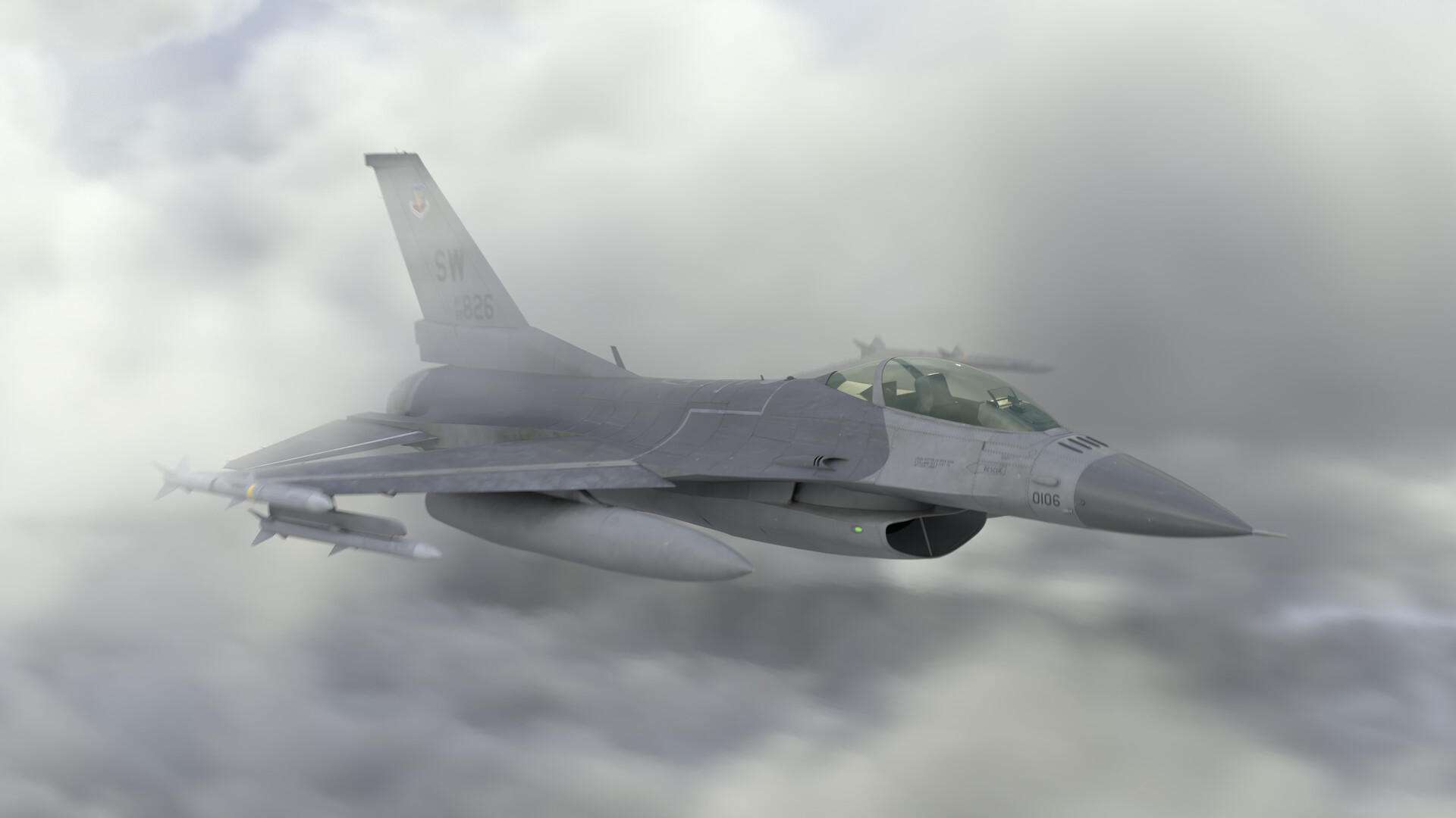 ArtStation - F-16 - Personal Project
