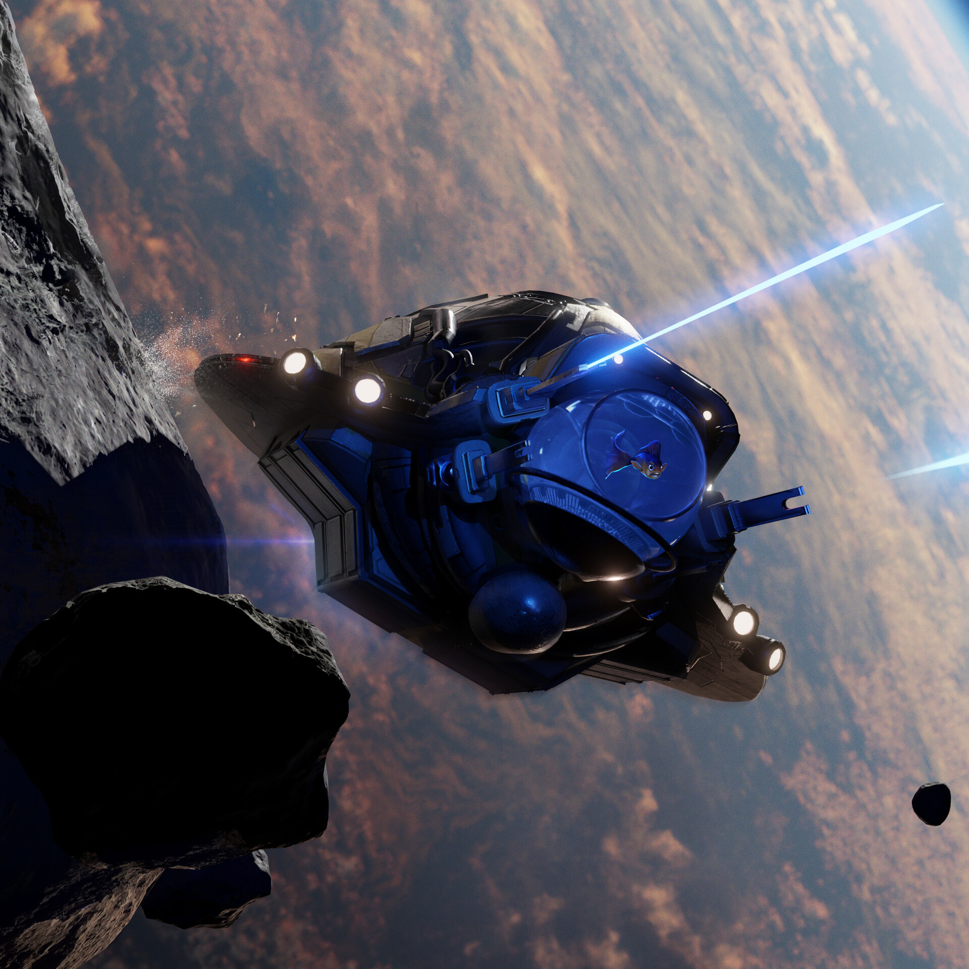 ArtStation - Hecklefish ship keyframes