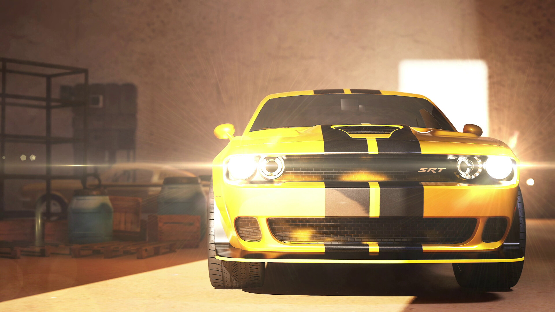 ArtStation - Dodge Hellcat car animation for tire brand called Giri