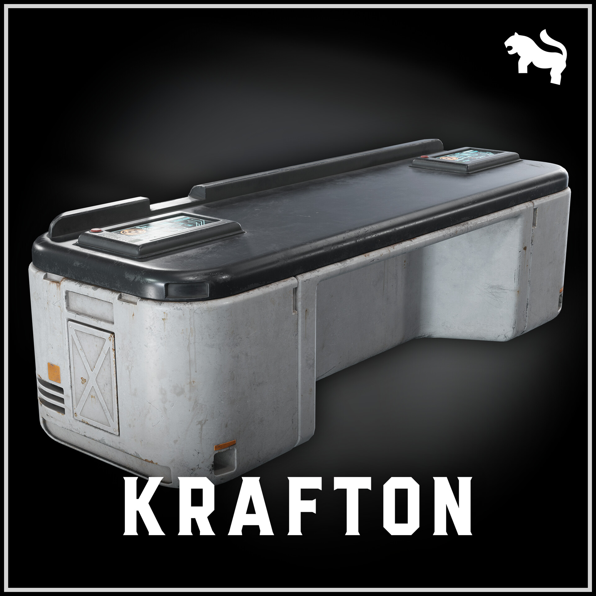 ArtStation - Sci-Fi Desk 01 / Krafton