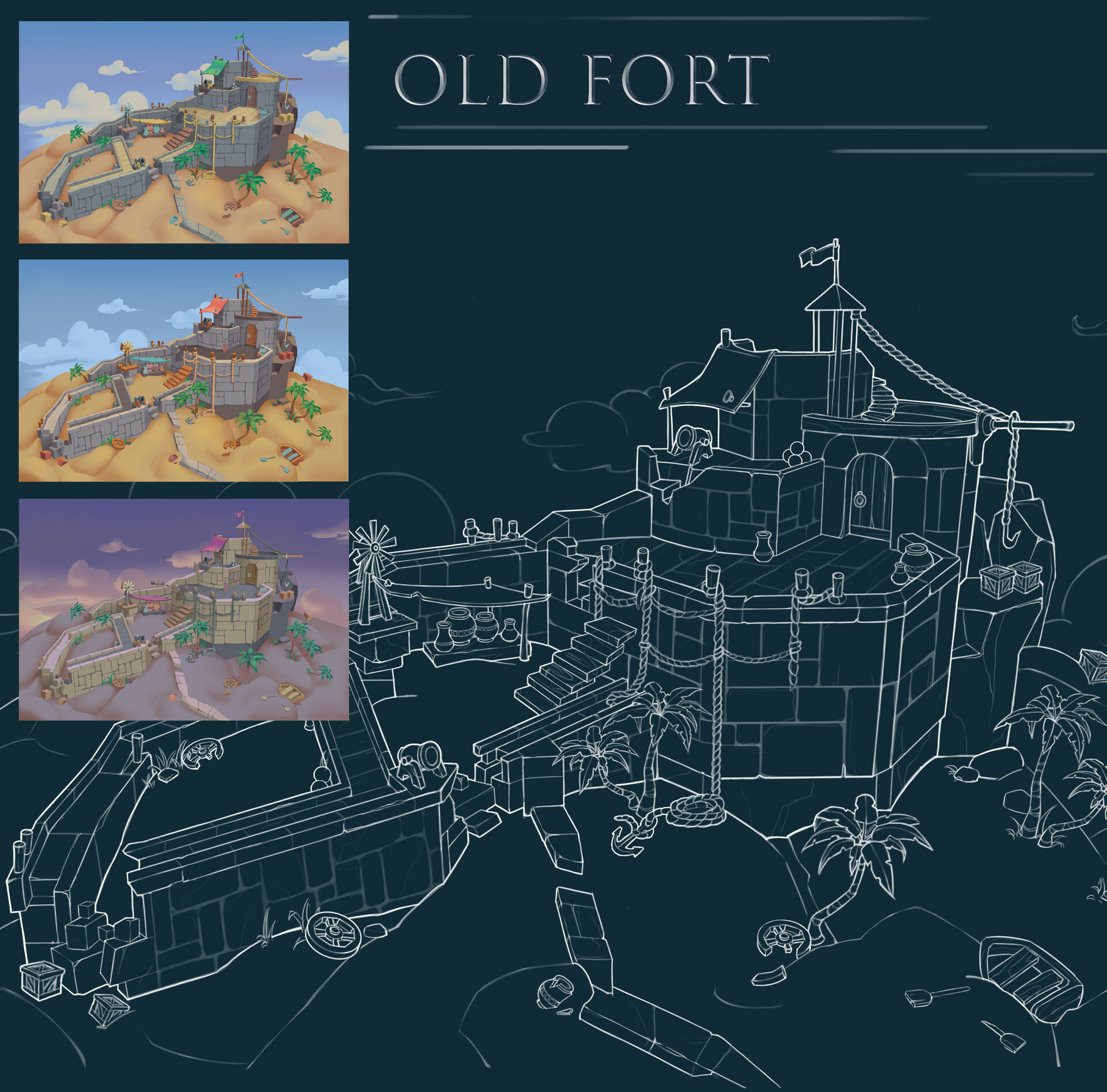 ArtStation - Old fort