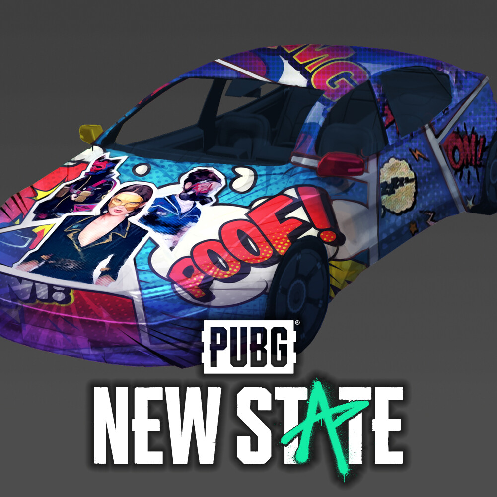 ArtStation - PUBG New State (Concept) ComicNS Textures Designs