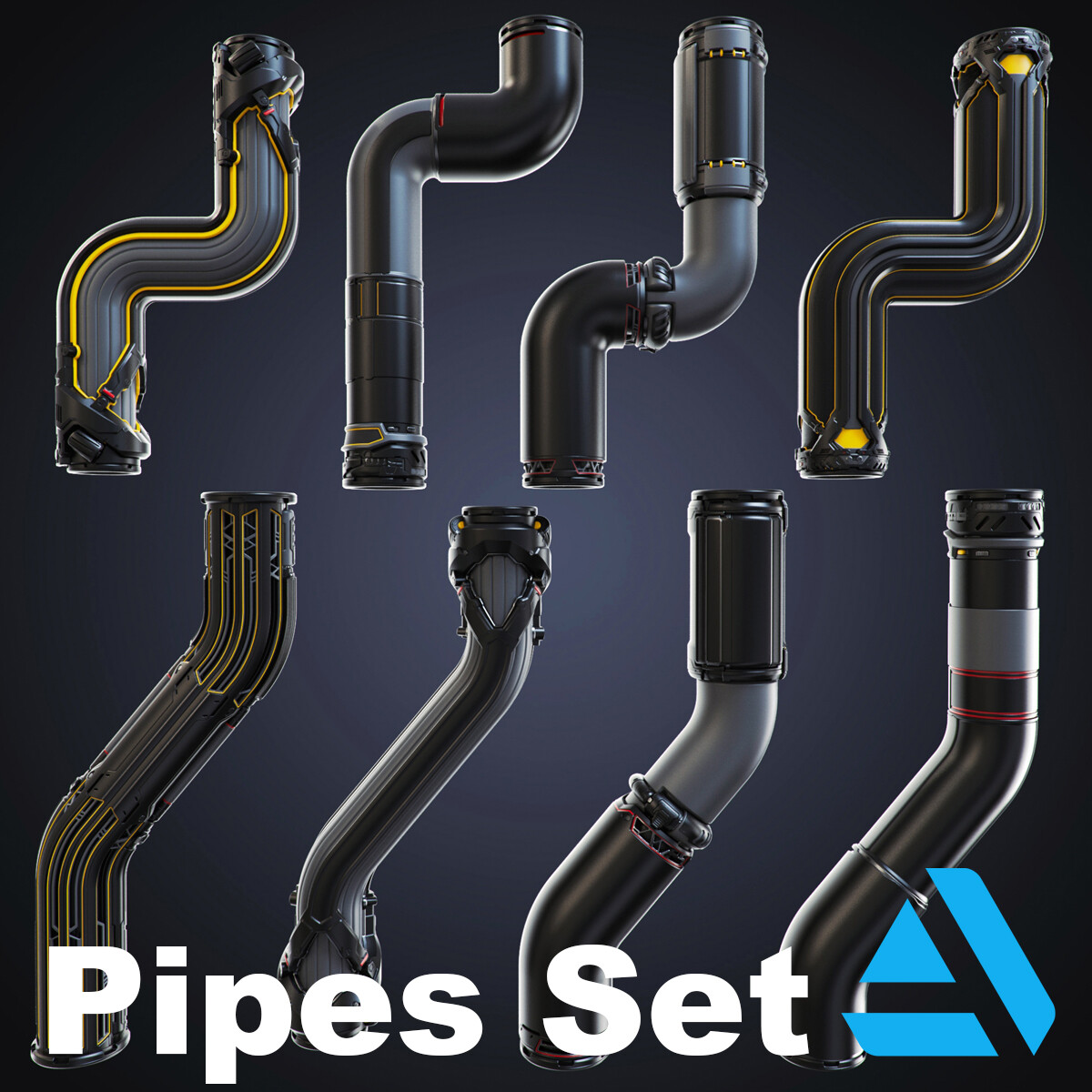 ArtStation - Pipes and Tubes