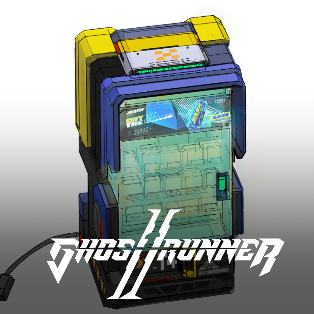 ArtStation - Ghostrunner 2: Cybercity Vending Machines