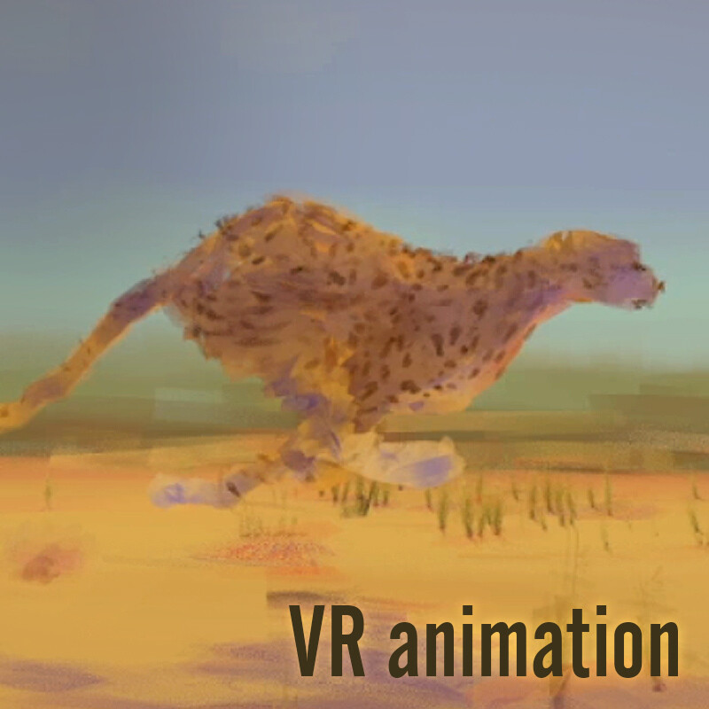 ArtStation - cheetah running animation